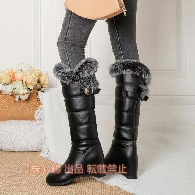 スノーシューズ防寒靴防寒ブーツ冬用レディーススリッポン防水滑り止め裏起毛軽量アウトドア雪用ブーツ株式会社錦スノーブーツロングブーツ撥水加工