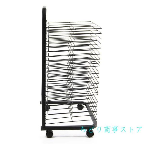 棚 芸術の乾燥の棚 A3紙 モバイル乾燥は 4つのホイール株式会社