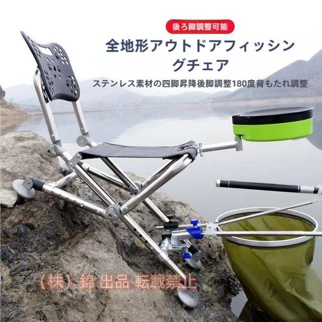 キャンプチェア 調節可能なバックレッグと上昇可能な脚の釣り椅子の斜面の岩の干しのキャンプのスツールシートを保持する300ポンド 芝生の椅子 (Size : Aluminum