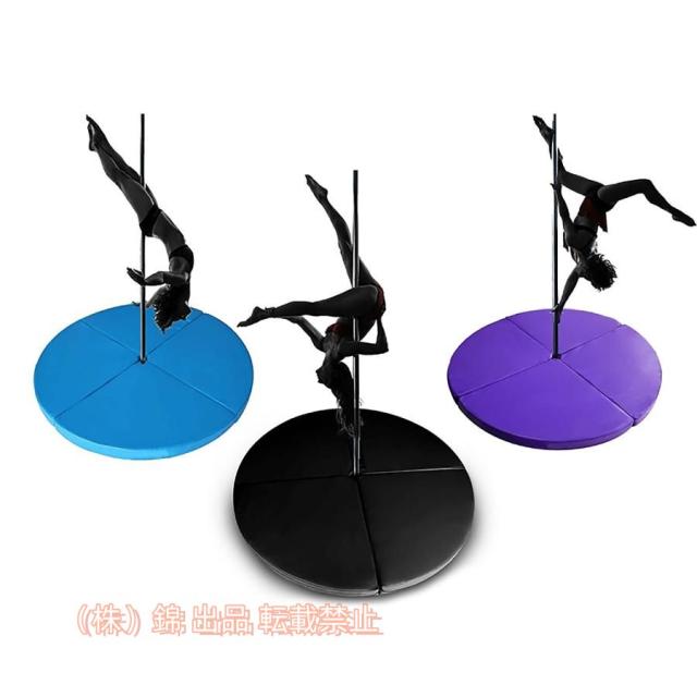 ポールクラッシュマット、錦 ポールダンスマットEpeフォームセーフティパッド強力なリバウンドジッパーデザインポータブル折りたたみ式特殊落下安全パッ