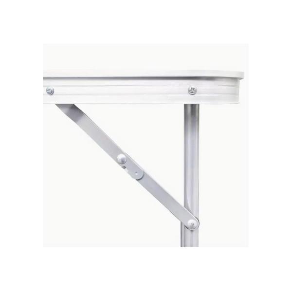 調節可能なアルミ製折りたたみテーブル 株式会社錦 119.38cm x 60.96cm、キャンプ?テールゲーティング?ビーチアウトに便利で軽量