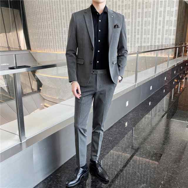 フォーマル スーツ 礼服 メンズ 上下セット 洗える 2つボタン 冠婚葬祭 結婚式 略礼服 就職 喪服 葬式 法事 お盆 ブラック 黒 オールシーズン 春夏秋冬 スリム レギュラー 送料無料