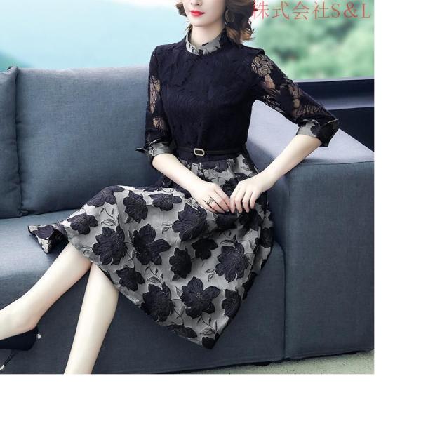 パーティードレス結婚式同窓会服装ワンピース30代40代50代フォーマルドレス披露宴お呼ばれフォーマル親族大きいサイズ女性上品