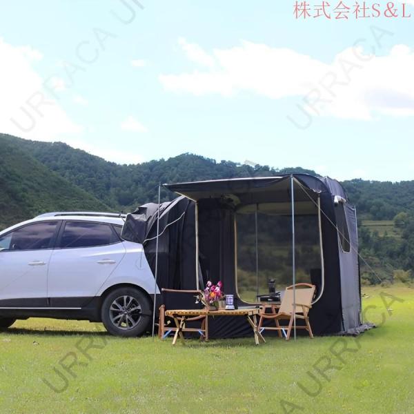 2023車中泊テント 日よけ?防水?UV機能付き、ポップアップテント