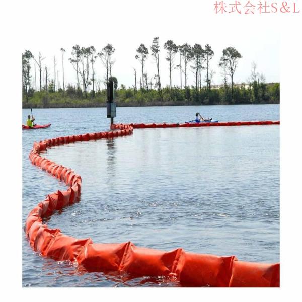 ポリ塩化ビニールのオイル フェンス 株式会社S＆L フロートタイプ オイルの封じ込めの塀 厚くする ゴム 汚染を防ぐ ごみを傍受し、 個体 水に浮かぶ