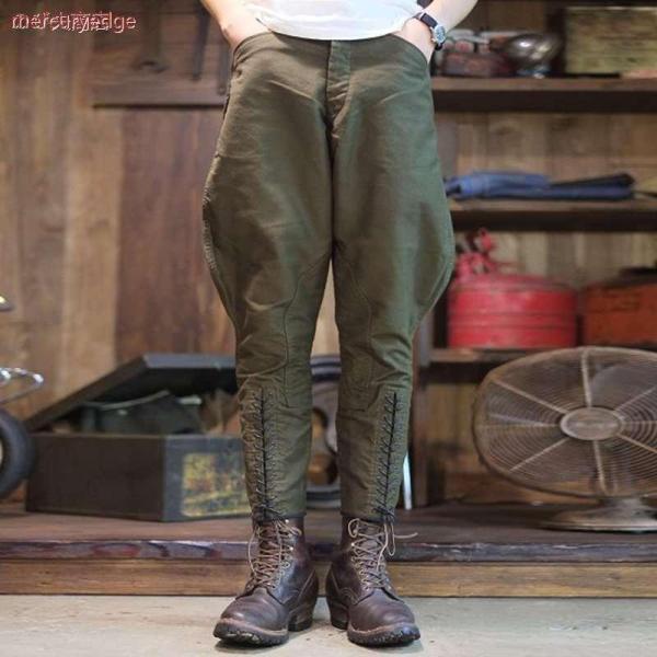 メンズ バイクパンツ コットン ジョッパーズパンツ ス 株式会社S＆L モーターサイクルパンツ 軍パン