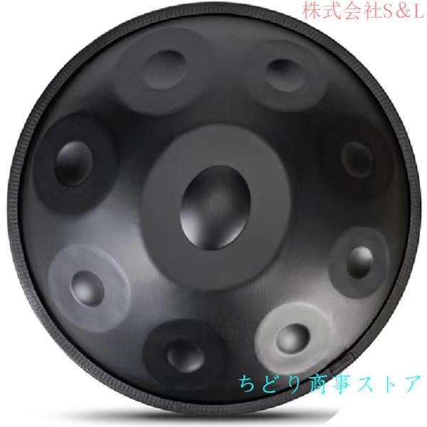 ハンドパンドラム楽器 スチールパン楽器ハンドパン スチールドラム株式会社S＆L9音440Hz標準直径56cm ソフトハンドパンバッグ付きハンドパンマレット2