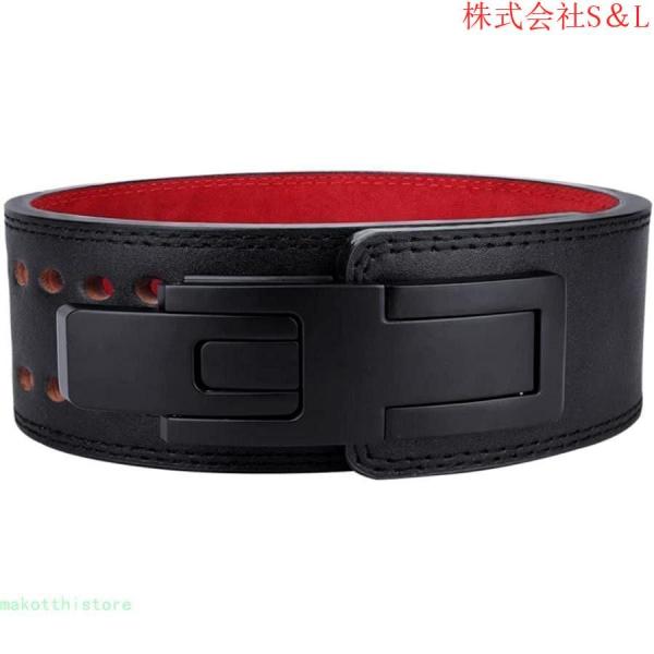 男性と女性のためのウェイトリフティングベルト-パワーリフティング筋力トレーニングS＆Lスクワットまたはデッドリフトトレーニング用の100％レザージムベルト(