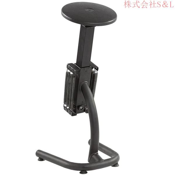 スクワットマシンジムスクワット補助フレームホームフィットネススツール脚筋肉総合トレーニングマシン体重負荷スクワットローマの椅子 (Color : Black Size :