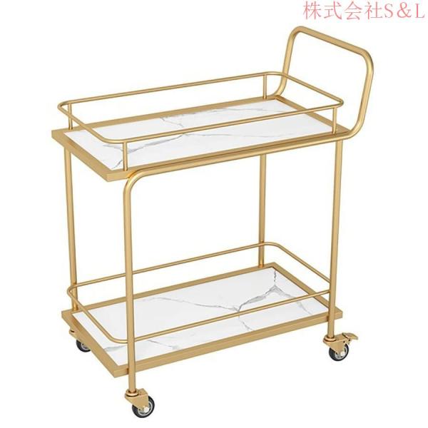 キッチンワゴン?アイランドキッチン2段/3段ワゴンラックキャスター付きステンレス製サービスワゴンS＆Lサービスワゴンキッチンカートキャスター付き業務用