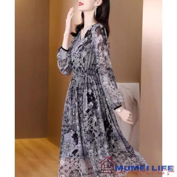 花柄 ライン 結婚式ワンピース フォーマルドレス お食事会 両親 顔合わせ服装40代50代60代70代 お見合い 母親 叔母 株式会社S＆L祖母 姪 同窓会 シニア