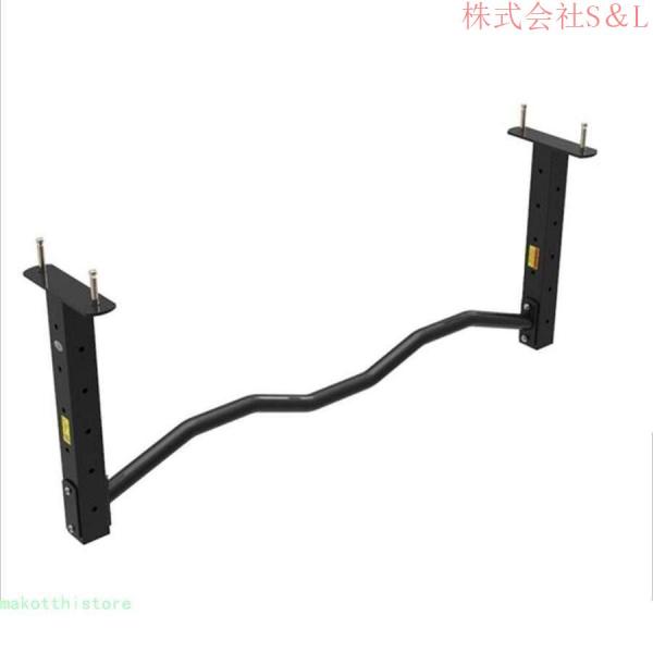 壁に取り付けられたスチール製プルアップバー、懸垂バー、男性と女性のためのホームジム筋力トレーニング機器S＆L高さ調節可能なクロスバー天井取り付負荷200kg