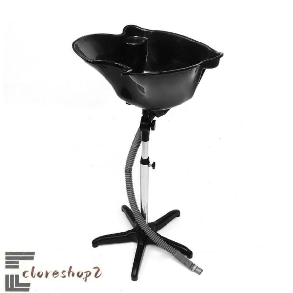 ポータブルヘア洗面器シャンプーボウル 洗髪槽 移動式シャンプー台ドレン付き S＆L 美容院サロン髪洗浄シャンプーボウル 調節可能な 美容サロンツール 壁掛け