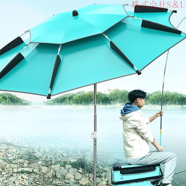 ガーデンパラソル耐強風パラソル簡単設置ビーチパラソル熱中症対策UVカット日傘テラスアウトドアビーチキャンプS＆Lオープンカフェ屋根用外径200cm22