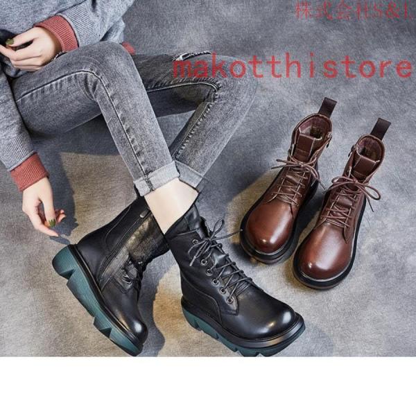 ブーツ大きいサイズレディースショートブーツ編み上げブーツ25cm25.5cm26cm26.5cm対応レースアップブーツS＆L幅広甲高ワイズ4eローヒールブラック