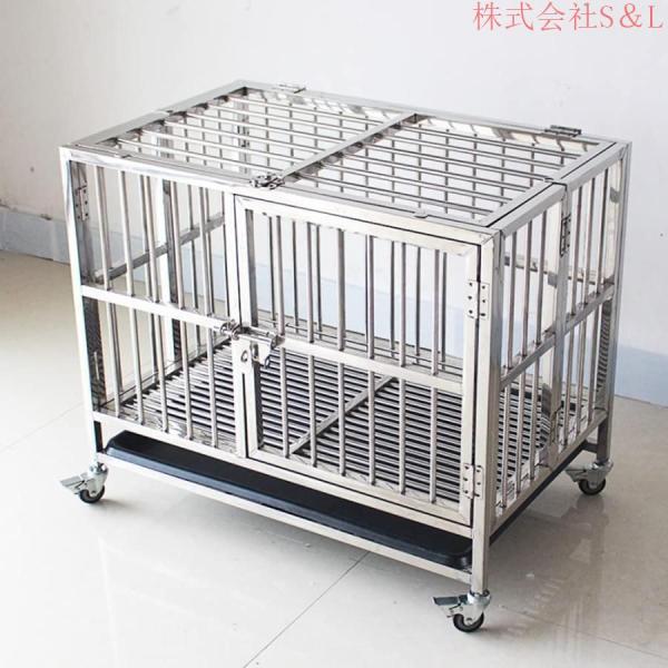 犬サークルペットゲージ犬ケージ小屋サークルゲージ猫キャットケージ室内犬小屋猫小屋S＆L金属サークルステンレスサークル折りたたみ式サークルトレー