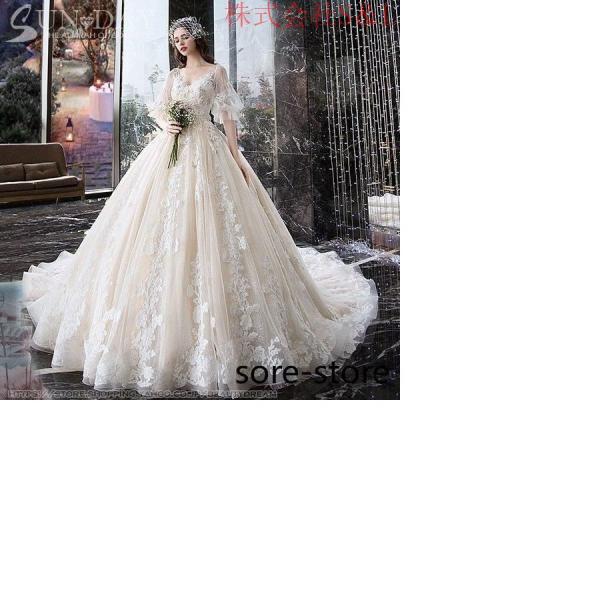 秋新入荷 ウェディングドレス ドレス フォーマルドレス ウエディング