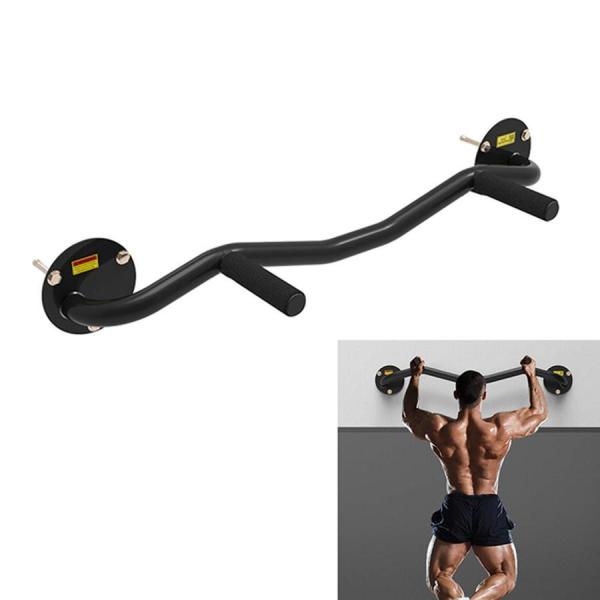 プルアップバー壁掛け式プッシュアップバー 、ホームスチールジ懸垂バー、滑り止めハンドルと穴あき取り付け付き株式会社S＆L荷重180kg