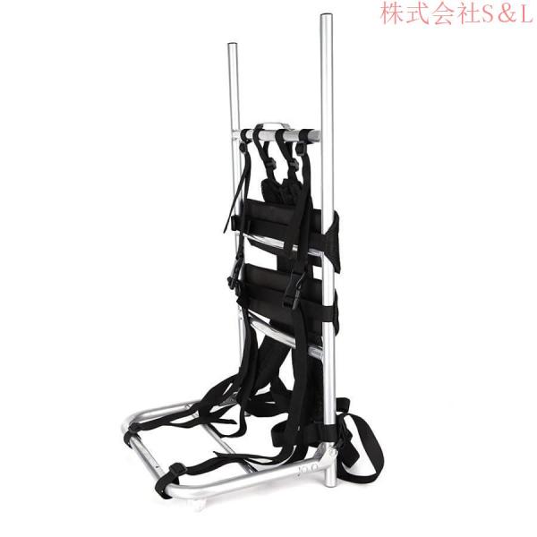 背負子 折りたたみ 軽量 キャリーカート アルミ フレームパック 耐重力 着脱簡単 釣り用 登山 運動会 株式会社S＆L荷物運び ショッピング キャンプ