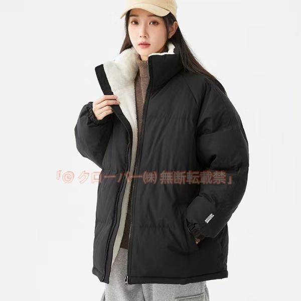 メンズ ボアブルゾン ボアジャケット フリースジャケット アウター ファッション 裏ボア クローバー株式会社 ジッパー フード付き 冬服 肉厚 保温 暖かい パーカー ジャケット