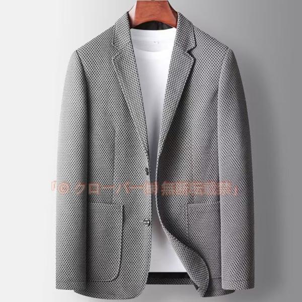 テーラードジャケット メンズ ジャケット ゴルフ テーラード おしゃれ キレイめ クローバー株式会社 カジュアル 総柄 フォーマル 春夏秋 長袖 30代 40代 高品質