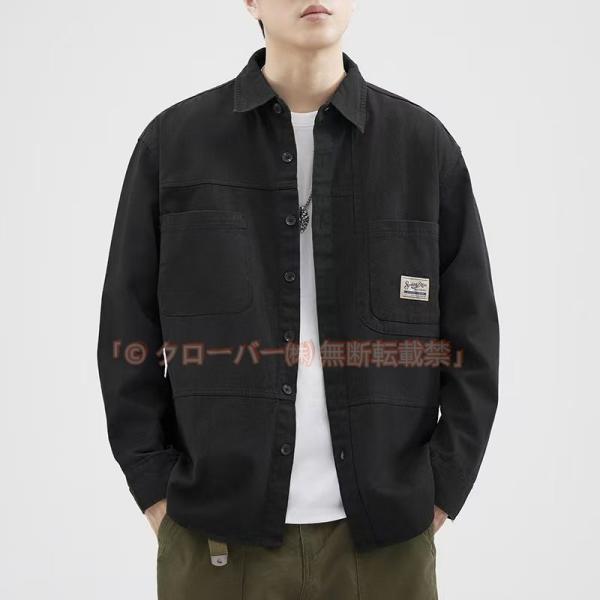 「2024新品発売」 カジュアルシャツ メンズ 長袖綿100% 春 秋 冬 クローバー株式会社 ワークシャツ オックスフォード コットン 大きいサイズ