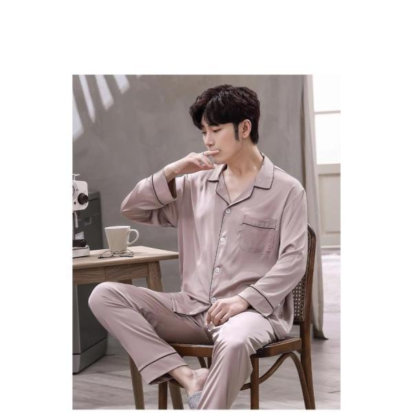 シルク パジャマ レディース 上下セット シルク100％ 保湿 長袖 長