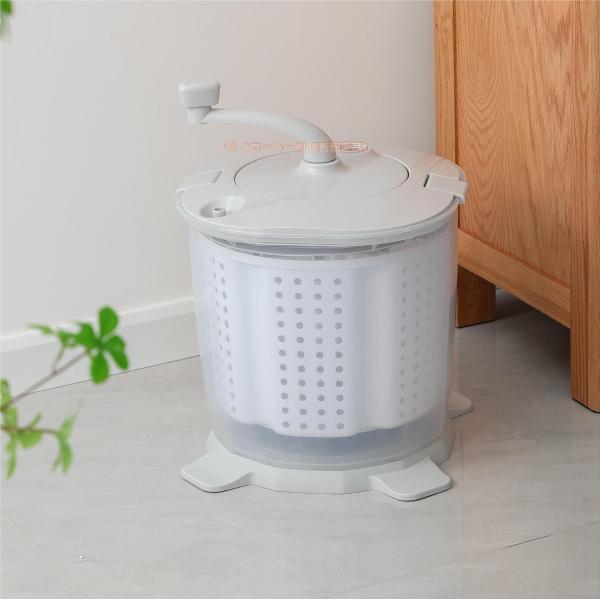 手動洗濯機、洗濯と脱水が一体化した電源不要の洗濯機、家庭用小型免電脱水機、手動脱水機 クローバー株式会社