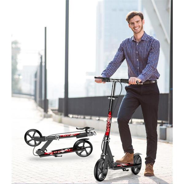 送料無料 キックボード 子供用 大人用 キックスクーター 折り畳み式 高さ調整可能 クローバー株式会社 ハンド フット ブレーキ付き 耐荷重100kg コンパクト プレゼント キックボード 子供用 大人用 キックスクーター 折り畳み式 高さ調整