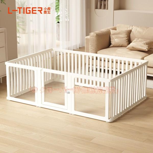 ペットサークル ドア付き 犬 サークル 透明 半透明 クリア クローバー株式会社 アクリル ペットケージ 犬 サークルケージ ペットフェンス 檻感がない 自由に組