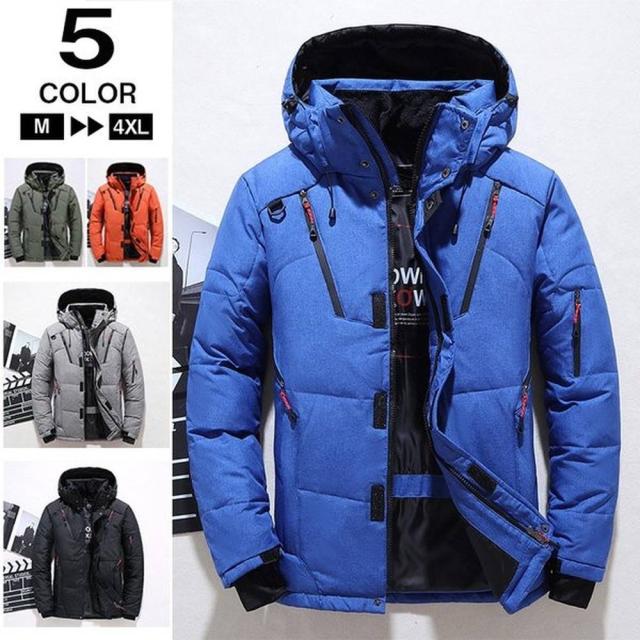 クーポン対象 年末セール ★ダウンジャケット メンズ ジャケット ブルゾン アウター ジップアップ 厚手ジャケット 冬服 秋冬 アウトドア 送料無料 クリスマスギフト ギフトに最適