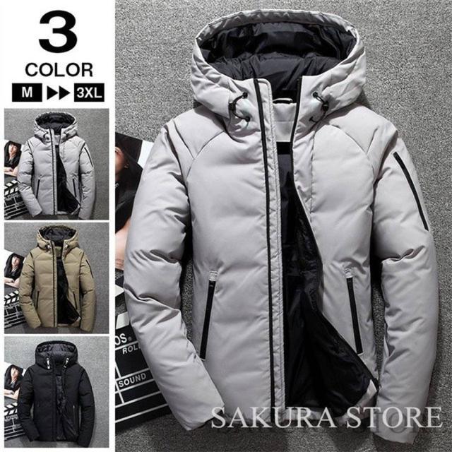クーポン対象 年末セール ダウンジャケット ダウンコート メンズ アウター ジャケット ブルゾン 厚手 防風 秋冬 防寒着 冬服 アウトドア 送料無料 クリスマスギフト ギフトに最適