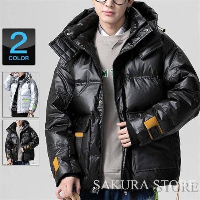 クーポン対象 年末セール ダウンジャケット メンズ キルティング ジャケット ブルゾン 防風 ジップアップ 冬服 暖かい 防寒 保温 アウトドア 送料無料 クリスマスギフト ギフトに最適