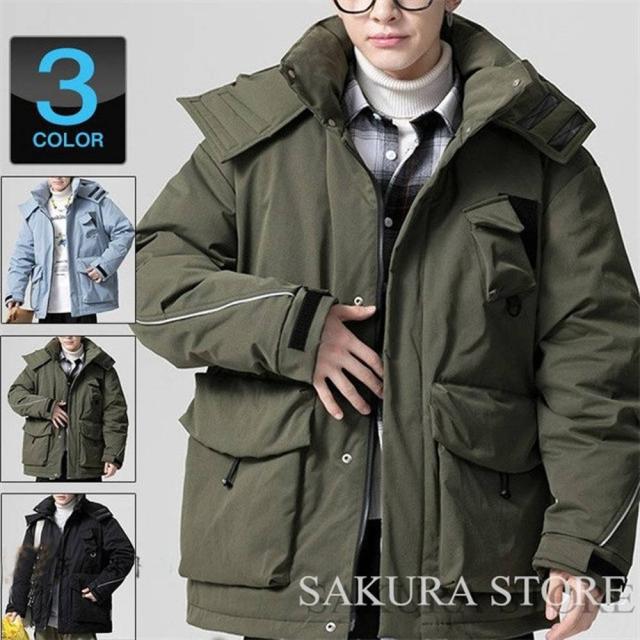 クーポン対象 年末セール ダウンジャケット キルティング ジャケット メンズ 防寒アウター 防風 ブルゾン ジップアップ 冬服 アウトドア 送料無料 クリスマスギフト ギフトに最適