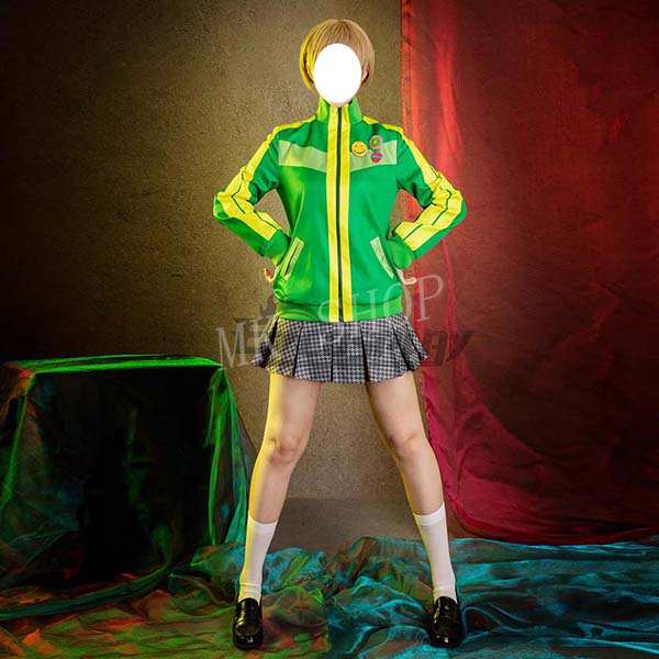 送料無料 ペルソナ4  風 里中 千枝 コスプレ 衣装コスチュームア ニメゲーム cosplayパーティーイベントハロウィン仮装変装 祭り