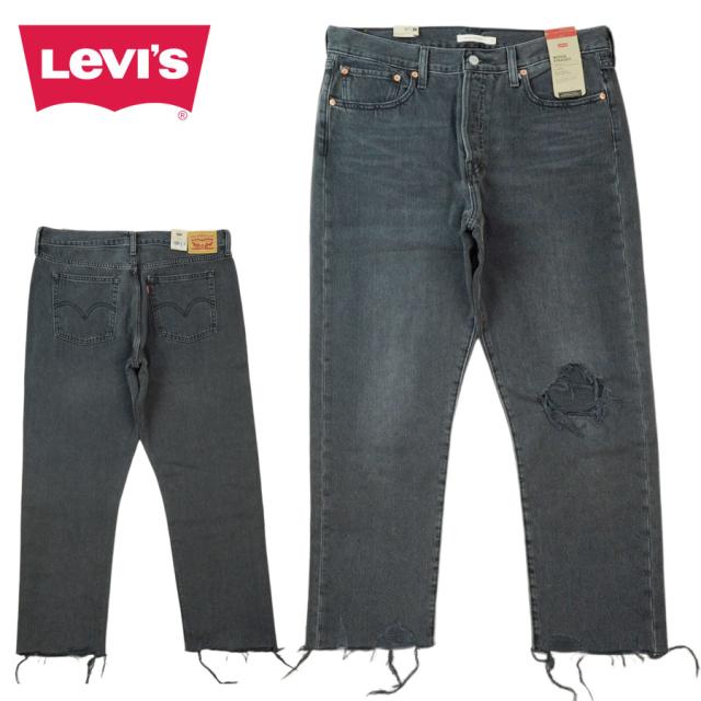 レディース メンズ デニムパンツリーバイス LEVI'SWEDGIE STRAIGHT 349640194ウェッジストレート ブラック 黒BLACK ツイル ジェンダーフリー ジーンズ ジーパン ウォッシュ クラシック 定番