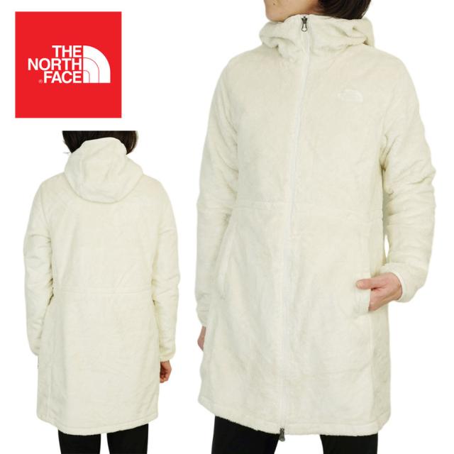 ノースフェイス THE NORTH FACEレディース フリース ジャケットW OSITO PARKAウィメンズ オシトパーカーGARDENIA WHITE ガーデニアホワイトボア ミドル ロング ファー 白