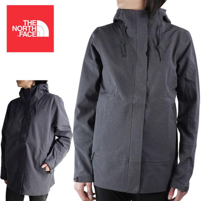 ノースフェイスUSA企画 日本未発売THE NORTH FACEレディース ジャケットW APEX DRYVENT JKT JACKETエイペックスドライベントジャケットTNF DARK GREY HEATHER(ダークグレーヘザー)黒 グレー ブラック アウトドア キャンプ ナイロン