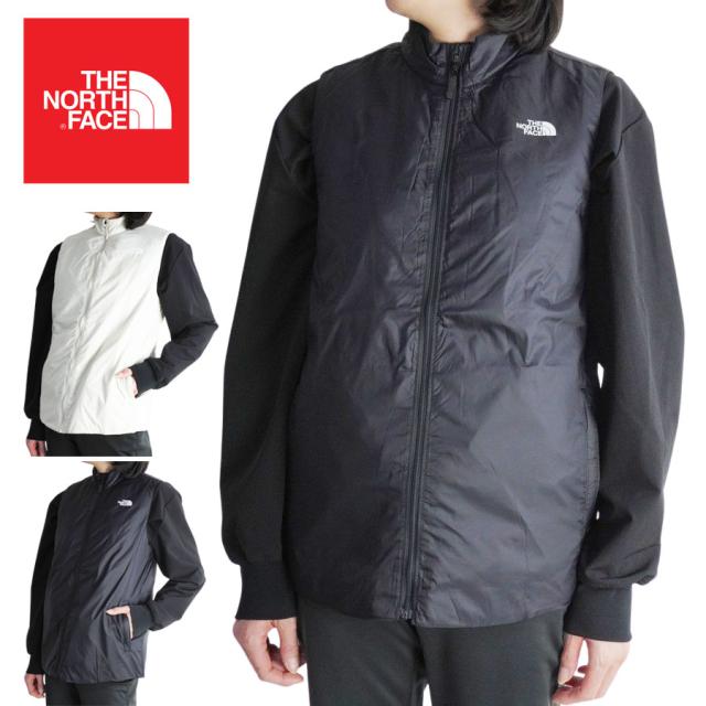 ノースフェイスTHE NORTH FACE レディース ベストW PARN VESTウィメンズ パーンベストVINTAGE WHITE(ビンテージホワイト)TNF BLACK(ブラック)黒 白 中綿 軽量 レイヤード