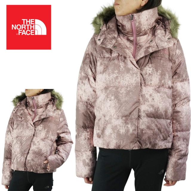 ノースフェイスTHE NORTH FACEレディース ジャケットW PRINTED DEALIO DOWN JACKETウィメンズ プリンテッド ディリオダウンジャケットFXGLVLVRCSPRPRT(フォックスグローブラベンダースプレープリント)女性用 ナイロン アウトドア アウター  グレ