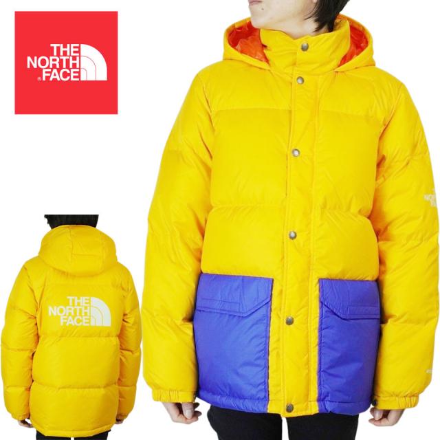 ノースフェイスTHE NORTH FACEキッズ ジャケットY CLR BLK SRA PRKAユース カラー ブロック シエラ パーカーSMTGD/TNFBU/FLR(イエロー/ブルー)女性用 レディース 子供 ナイロン アウトドア アウター