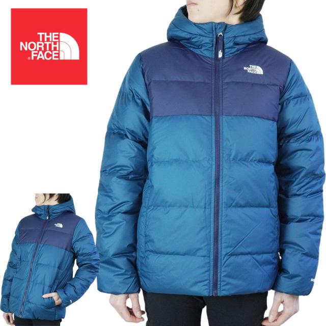 ノースフェイスTHE NORTH FACEキッズ ジャケットY MOONDOGGY HDYユース ムーンドギー フーディMONTEREY BLUE(モントレーブルー)女性用 ナイロン アウトドア アウター 青