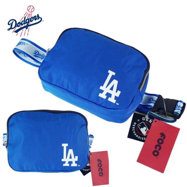 ロサンゼルス ドジャース公式グッズクロスボディ ウエストポーチ ショルダーバッグFOCO MLB CROSS BODYメジャーリーグ MLB 大谷翔平 かばん ロゴ ポーチ 野球 オフィシャルグッズ遠征 ボディバッグ フェス 旅行