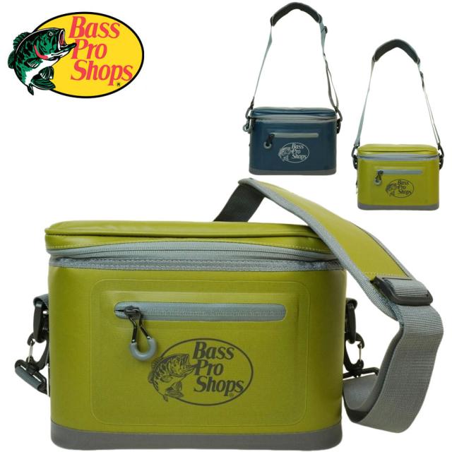 BASS PRO SHOP バスプロショップ6-CAN COOLER 6缶用クーラーバッグOLIVE NAVY オリーブ ネイビーカーキ 紺 グリーン 保冷 キャンプ釣り アウトドア クーラーボックス