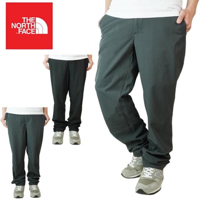 ノースフェイスTHE NORTH FACEメンズ パンツM PARAMOUNT PANTメンズ パラマウント パンツASPHALT GREY アスファルトグレー TNF BLACK ブラックロングパンツ ズボン トレイル テック アウトドア男性 灰 黒 キャンプ 登山 ストレッチ ロゴ