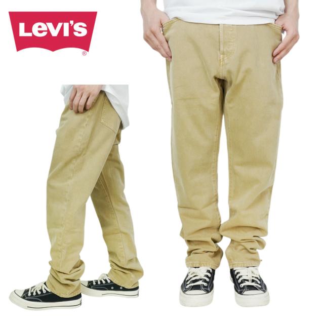 メンズ デニムパンツリーバイス LEVI'S501 オリジナル 501 ORIGINALベージュ BEIGE コットンツイルストレート ミッドライズ エイジング バギー リラックスジーンズ ジーパン クラシック ヴィンテージ