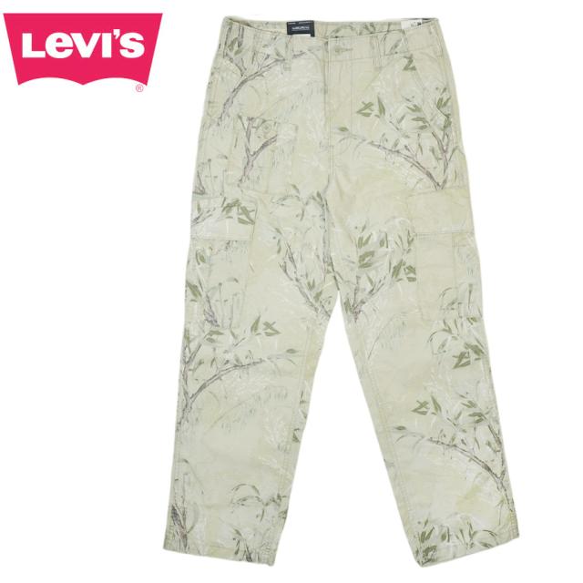 リーバイス LEVI'Sメンズ カーゴパンツプレミアム PARACHUTE CARGO LIGHT WEIGHT PANTSパラシュートカーゴパンツ リップストップ 迷彩ミリタリー 軽量 ジーンズ ジーパン カモフラージュ リアルツリー