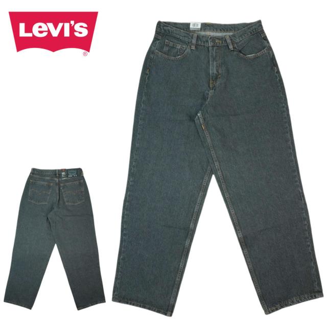 メンズ レディース デニムパンツリーバイス アーバンアウトフィッターズ ダブルネームLEVI'S URBAN OUTFITTERS EXCLUSIVEA42980004 SKATE SUPER BUGGY CORDURA FABRICスケート スーパー バギー コーデュラファブリックブラック ダークウォッシュ