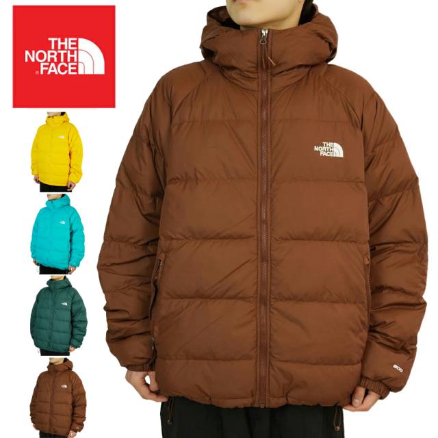 ノースフェイスTHE NORTH FACEメンズ ダウン ジャケットM HYDRNLTE DWN HDYメンズ ハイドレナライト ダウン フーディダークオーク ポンデローサグリーン アプレブルー サミットゴールドジャンパー ナイロン アウター ロゴ キャンプ アウトドア