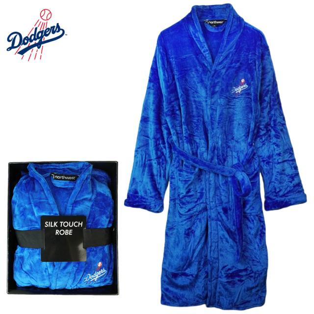 ロサンゼルス ドジャース公式グッズバスローブ SILK TOUCH ROBE シルクタッチローブNORTHWEST ノースウェストインテリア ルームウェア リラックスウェアLA DODGERS 大谷翔平メジャーリーグ オフィシャルグッズ